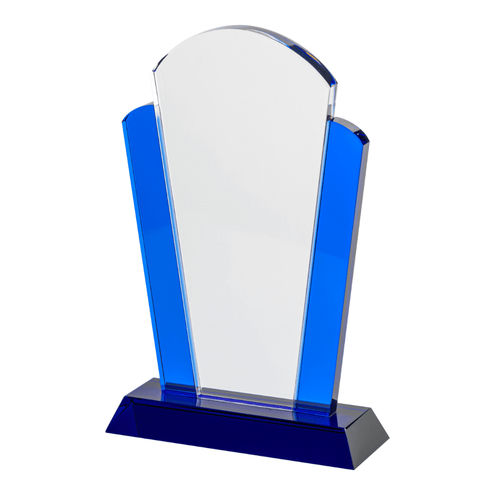 22cm Crystal Plaque Engraved Corporate Plaque
